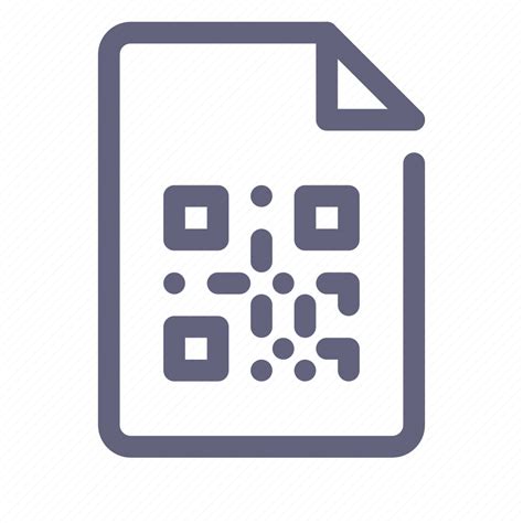 Qr Code File Icon Download On Iconfinder On Iconfinder