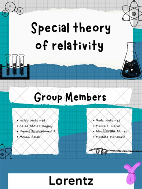 Lorentz Transformations Explained Pdf Special Relativity Theory