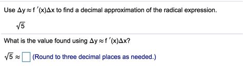 solved use ay f x ax to find a decimal approximation of the