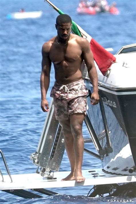 Michael B Jordan Flexes His Shirtless Body In Italy And I Just Booked