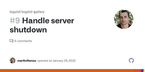 handle server shutdown · issue 9 · bqplot bqplot gallery · github