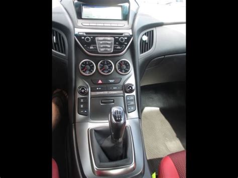 2013 Hyundai Genesis 38 Rspec 6 Speed Manual Red Leather Low Miles Beautiful