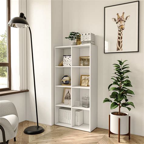 ᐉ Стелаж для книг Moreli Gt 10 720x1427x280 мм Білий • Краща ціна в Києві Україні • Купити в