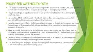 IOT BASED NON INVASIVE BLOOD GLUCOSE LEVEL DETECTION Pptx Internet Of Things Internet