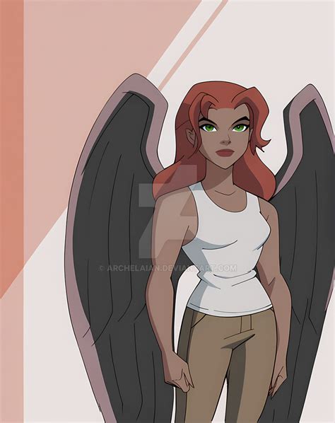 Shayera Hawkgirl Dcau By Archelaian On Deviantart