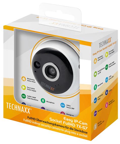 TECHNAXX TX 57 Überwachungskamera IP WLAN innen bei reichelt elektronik