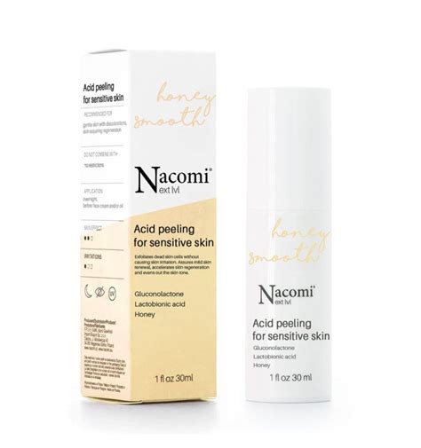 Nacomi Next Level Peeling Kwasowy Do Cery Wra Liwej Glukonolakton I Kwas Laktobionowy Ml