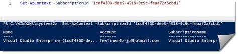 Set Azcontext Please Provide A Valid Tenant Or A Valid Subscription