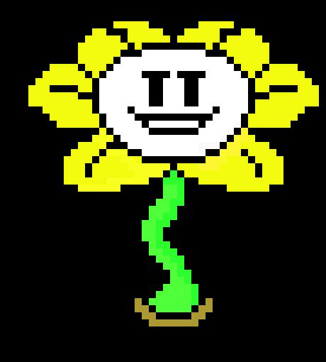 Undertale Flowey Pixel Art Maker