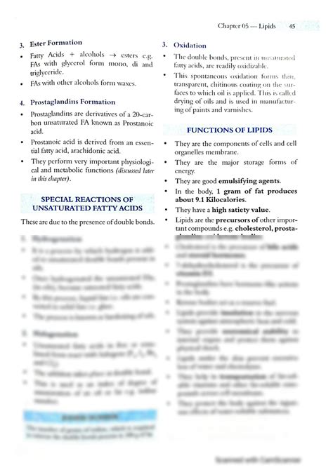 Solution Lipids And Classification Of Fatty Acids Studypool