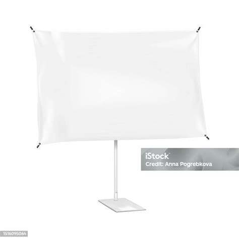 X 배너는 기본 벡터 모형에 서 있습니다 흰색 배경에 분리된 조정 가능한 빈 배너 디스플레이 접을 수 있는 광고 표지판 현실적인 모형 디자인용 템플릿 0명에 대한 스톡 벡터