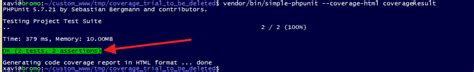 PhpUnit Symfony Why Coverage Shows White Instead Of Red And Gives On Untested Class