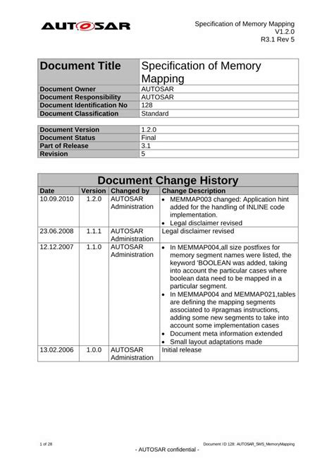 pdf specification of memory mapping autosar tricore v2 0 c cross
