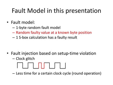 Ppt Differential Fault Analysis On Aes Variants Powerpoint