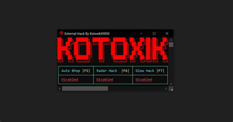 Release Kotoxik External C Hack Bhop Radar Glow ESP UNDETECTED