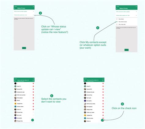 Whatsapp Hide Status Feature Ux Case Study On Behance