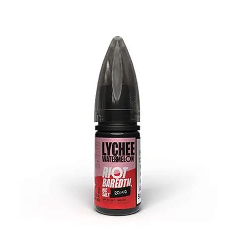 Riot Squad Bar Edition Lychee Watermelon E Liquid 10ml Nic Salt Vape