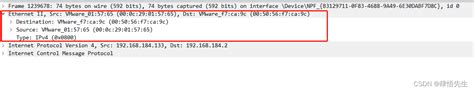 635 利用wireshark进行协议分析（五） 捕获并分析icmp报文wireshark只捕获icmp数据包 Csdn博客