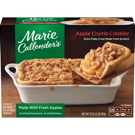 Marie Callenders Frozen Cobbler Dessert Apple Crumb 32 Ounce