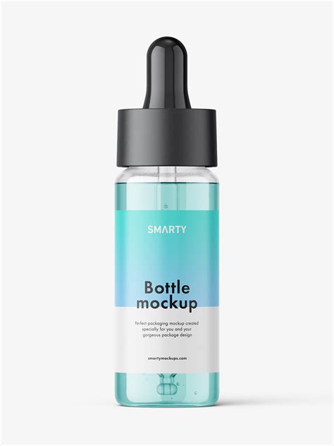 Clear Dropper Bottle Mockup Smarty Mockups