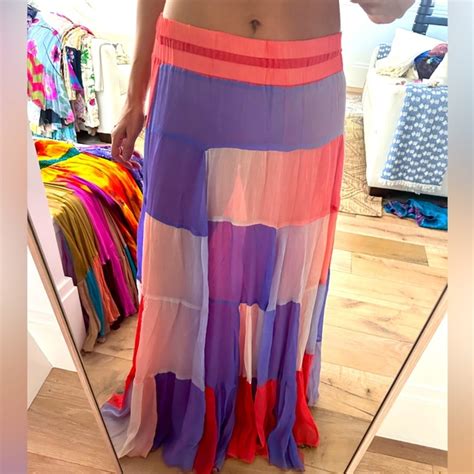 Skirts Vintage Tracy Feith Collection Patchwork Maxi Skirt Poshmark