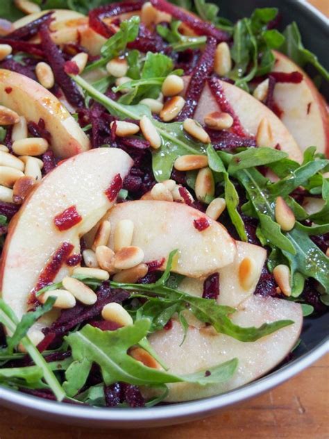 Beet Apple Salad With Maple Vinaigrette Carolines Cooking