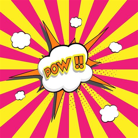 Vector Bolha Discurso Ilustração Estilo Pop Art Vetor Premium