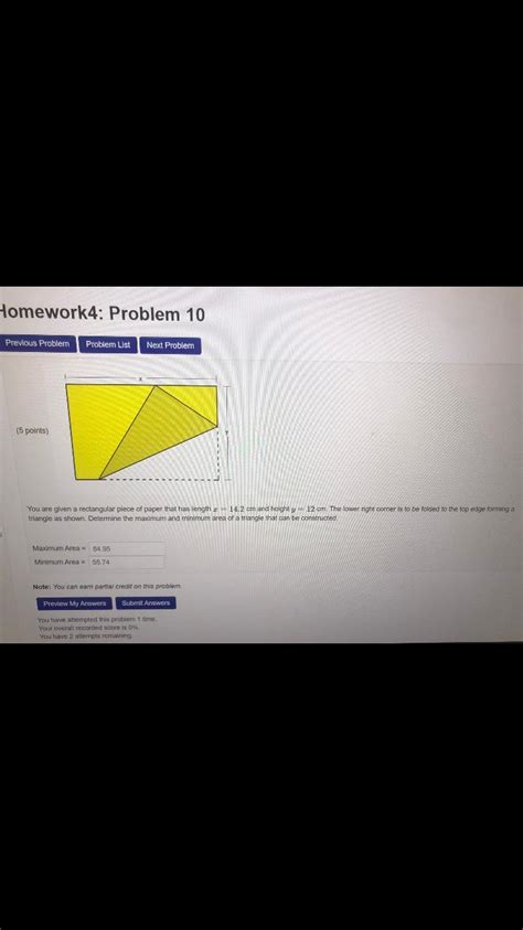Solved 5 Points You Are Given A Rectangular Piece Of Chegg Com