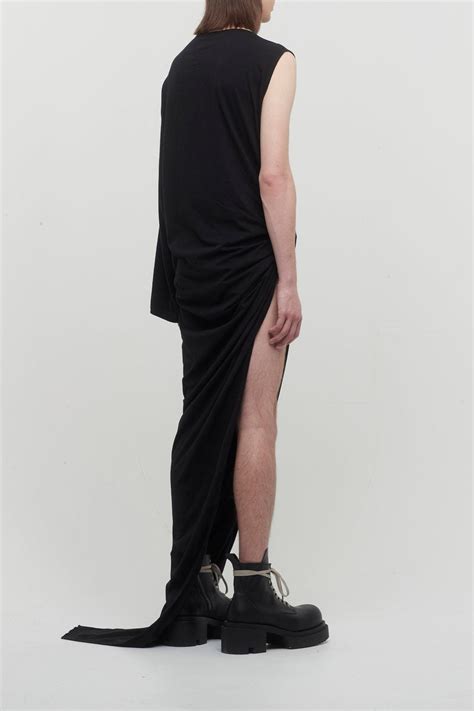 Rick Owens Drkshdw Edfu Gown In Black Jersey Antidote Fashion And