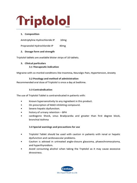 Triptolol Pdf Drugs Acting On The Nervous System Clinical Medicine