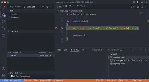 【c・raspberry Pi】pcからのssh接続で始めるcプログラミング Codevace