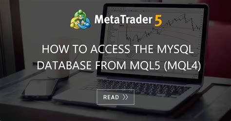 How To Access The Mysql Database From Mql Mql Mql Articles