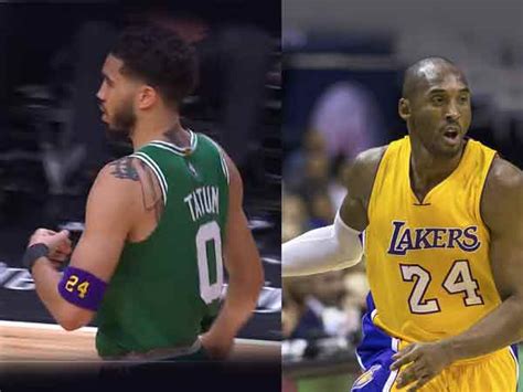 Jayson Tatum Wears Special Armband With Number 24 As Tribute To Late