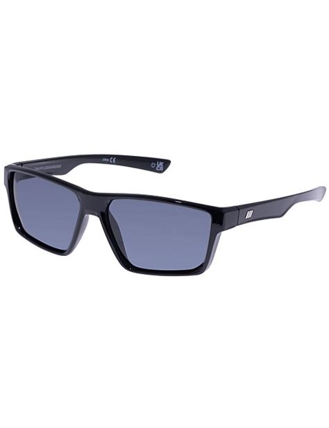 Le Specs Dauntless Black Wrap Sunglasses David Jones