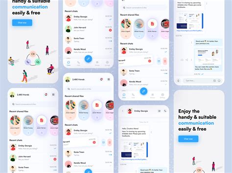 Chat App Design By Rezwan For Creative Aliens On Dribbble