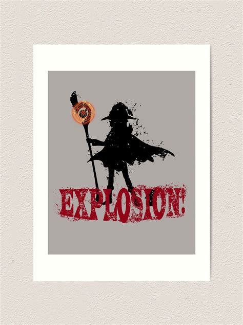 Anime Girl Explosion V3 Art Print For Sale By Popsandmeme Redbubble