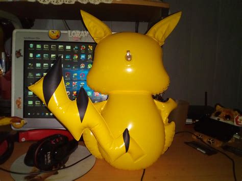 My Inflatable Fake Pikachu Toy 227 By Pokemonosterfanzg On Deviantart