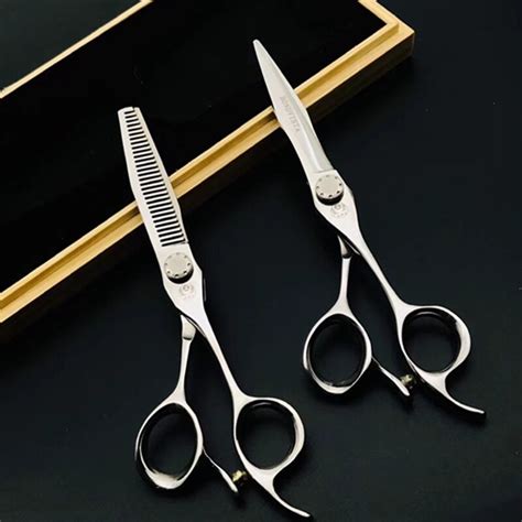 전문가용 미용실 구조 가위 6 개 세트 이발사 헤어컷 숱치기용 가위 미용 헤어 도구 가위 헤어케어 And 스타일링