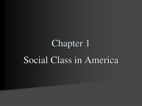 Ppt The American Class Structure In An Age Of Growing Inequality