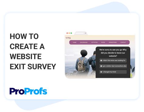 Creating An Exit Intent Survey Understand Customer Loss