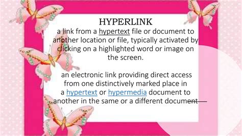 POWERPOINT PRESENTATION Hyperlink Pptx Computer Software And Applications Computing