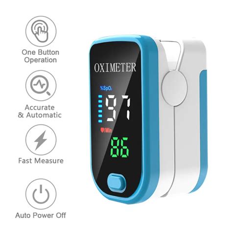 fingertip pulse oximeter mini spo2 monitor oxygen saturation monitor pulse rate measuring gauge