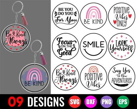 Keychain Pattern Svg Bundle Circle Patterns Svg Keychain Patterns Svg Keychain Svg Round Pattern