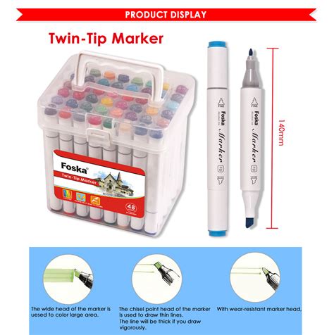 Twin Tip Markers – 48Colours – Procure Plus