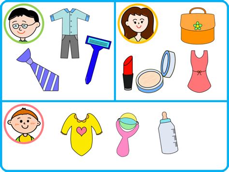 영유아수업자료 가족 엄마아빠색칠공부가족소품색칠공부가족물건나누기활동자료