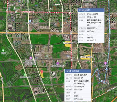（427成交）科大实业and浙江苏嘉联合竞得嘉兴经开区长水街道宅地，楼面价8545元㎡好地网
