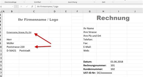 So Erstellen Sie Professionelle Rechnungsvorlagen In Microsoft Excel