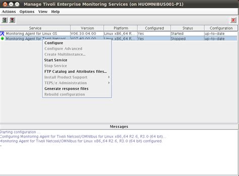 installing and configuring the ibm tivoli monitoring agent for netcool