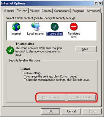 Internet Explorer Security Tab Restrictions Wisefaq Com