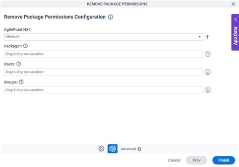Remove Package Permissions Activity